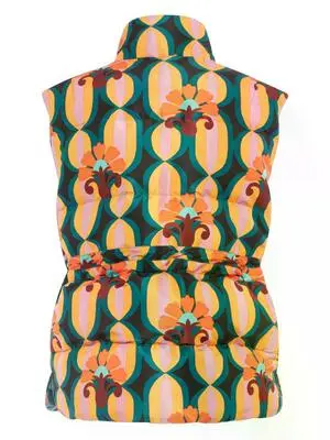 La DoubleJ Floral Print Reversible Quilted Gilet