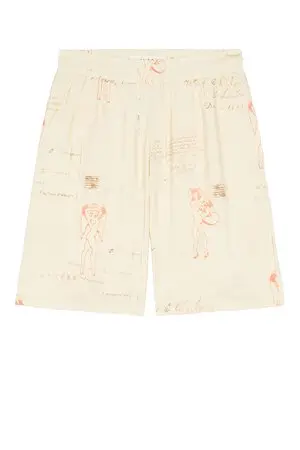 MISBHV Devil & Angel Postcard Shorts