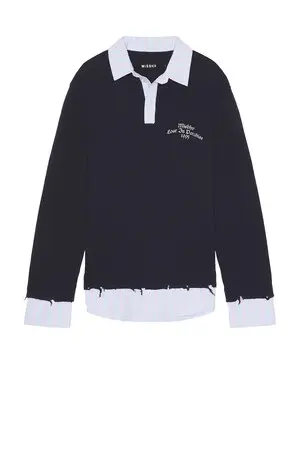 MISBHV 2in1 Varsity Polo - Navy