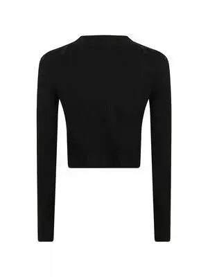 Ermanno Scervino Lace-trimmed Ribbed Cardigan