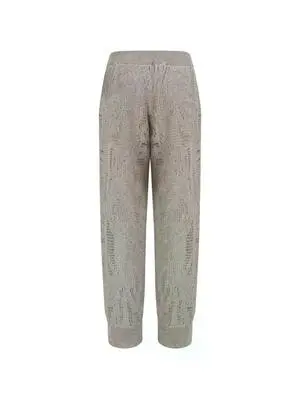 Brunello Cucinelli Dazzling Water Lilies Track Pants
