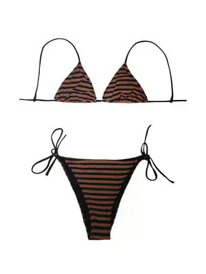 LIDO Venti Striped Bikini - Black