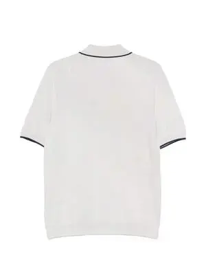 GRAN SASSO Contrast-trim Short-sleeve Polo Shirt