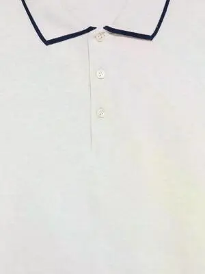 GRAN SASSO Contrast-trim Short-sleeve Polo Shirt
