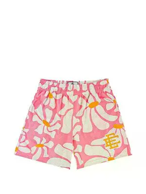 ERIC EMANUEL Daisy Print Mesh Shorts