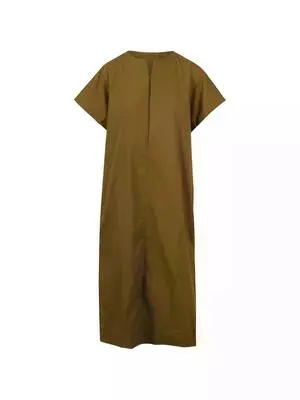 Soeur V-neck Short-sleeve Dress - Green