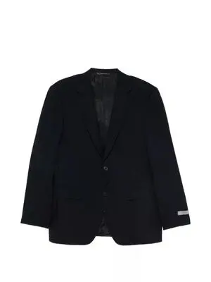 Canali Notched-lapel Single-breasted Blazer - Blue