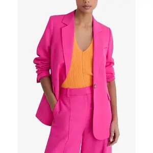 REISS Charli Linen-blend Suit Jacket