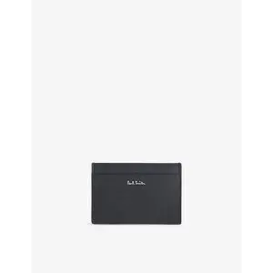 Paul Smith Logo Graphic-print Leather Card Holder