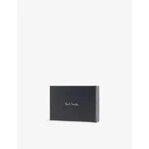 Paul Smith Logo Graphic-print Leather Card Holder