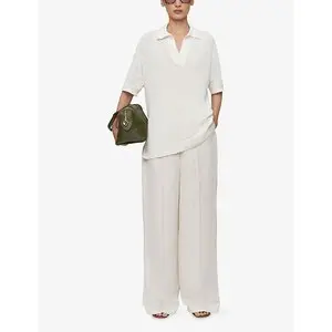 JOSEPH Ribbed Cotton-blend Knit Top - Wax