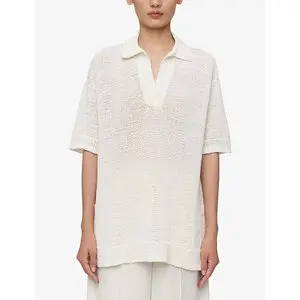 JOSEPH Ribbed Cotton-blend Knit Top - Wax
