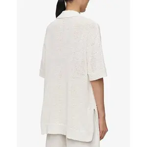 JOSEPH Ribbed Cotton-blend Knit Top - Wax