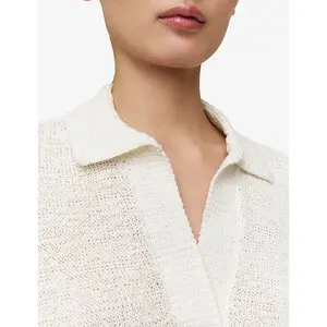 JOSEPH Ribbed Cotton-blend Knit Top - Wax