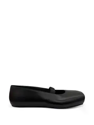 ALAINPAUL Alain Paul Square-toe Ballet Flats