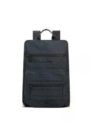 PIQUADRO Foldable Expandable Backpack - Blue