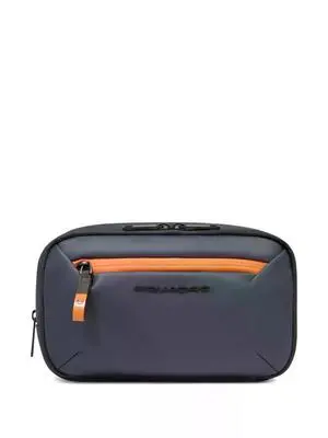 PIQUADRO Water-resistant Toiletry Bag - Blue