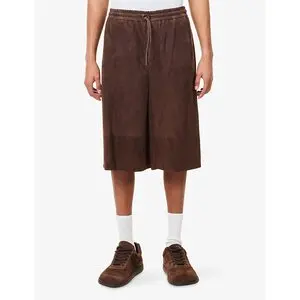 Loewe X Paula's Ibiza Drawstring Suede Shorts