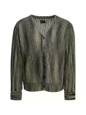 Needles V-neck Cardigan With Front Button Fastening