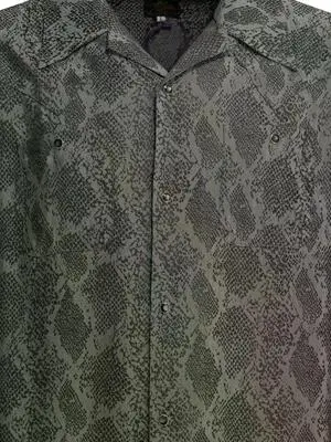 Needles Snakeskin-print Western-style Shirt