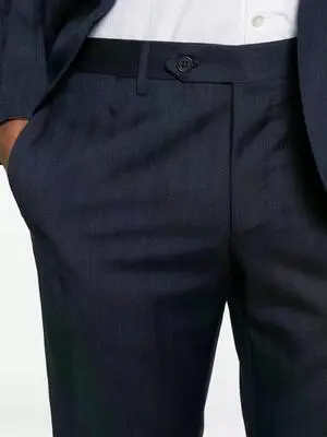 Canali Herringbone Wool Suit