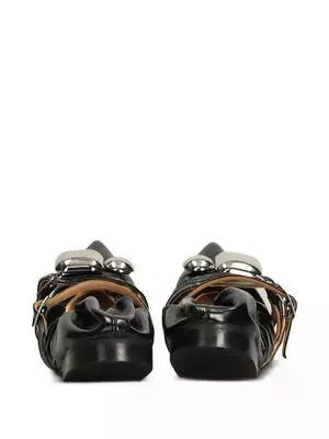 ALCHIMIA Buckle-detail Pointed-toe Ballet Flats