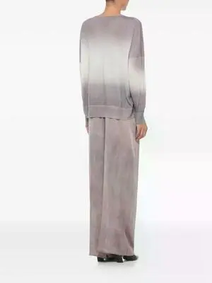 Avant Toi Ombré Effect V-neck Sweater