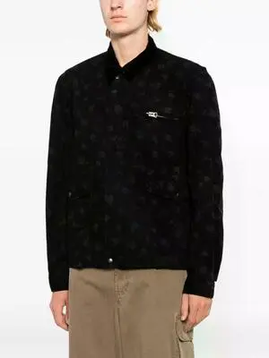 Sacai Floral-print High-neck Jacket