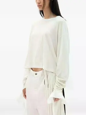 ANN DEMEULEMEESTER Nila Sketch-print Long-sleeve T-shirt