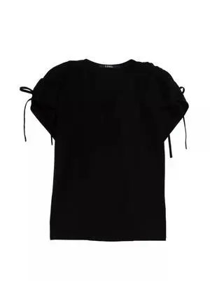 LIMI FEU Gathered V-neck T-shirt