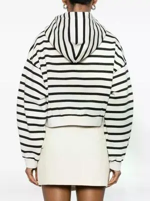 WRSTBHVR Striped Zip-up Hoodie