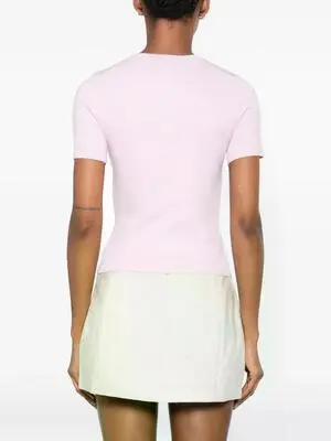 WRSTBHVR Logo Patch Short Sleeve Sweater