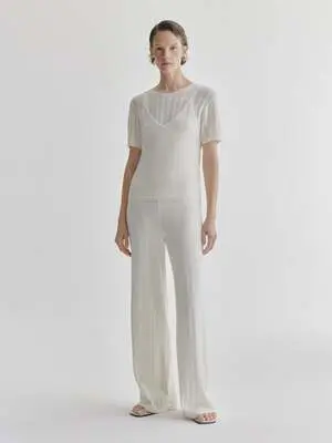 LISA YANG The Shannen Knit Trousers