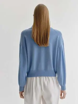 LISA YANG Katriel Collared V-neck Sweater