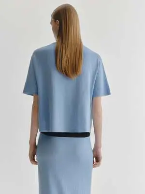 LISA YANG Rubie T-shirt - Soft Sky