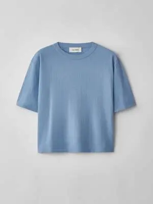 LISA YANG Rubie T-shirt - Soft Sky