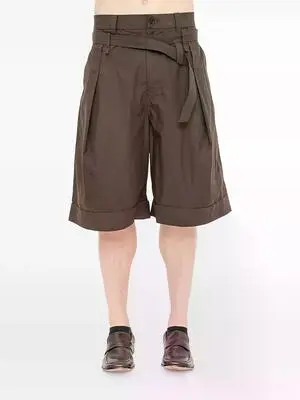 JOE CHIA Tabih Belted Shorts