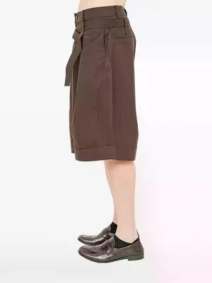 JOE CHIA Tabih Belted Shorts