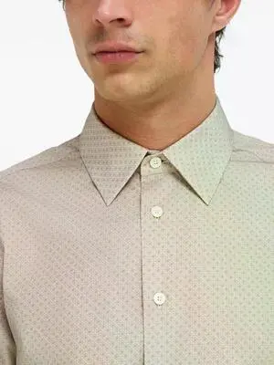 FERRAGAMO Micro-patterned Shirt