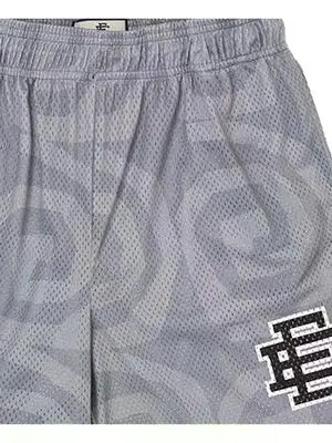 ERIC EMANUEL X Interscope Records Logo Mesh Shorts - Grey