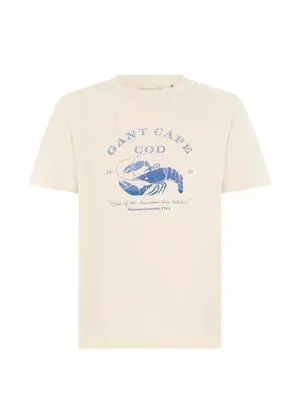 Gant Lobster-print T-shirt - Neutrals