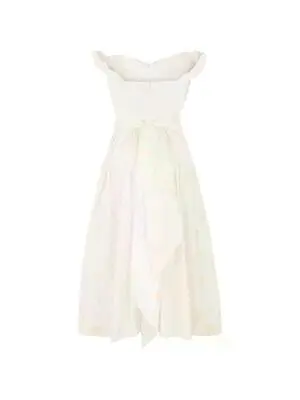 VIVIENNE WESTWOOD Floral Print Midi Dress - Neutrals