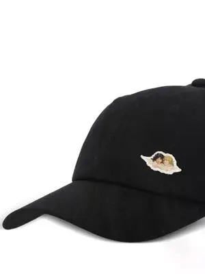 Fiorucci Angels Patch Baseball Cap - Black