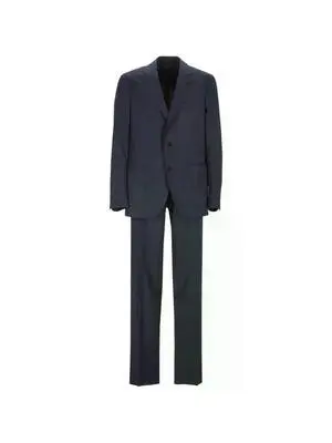 LARDINI Flower-patch Wool Suit