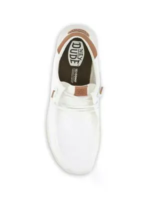 HEY DUDE Canvas Boat Shoes