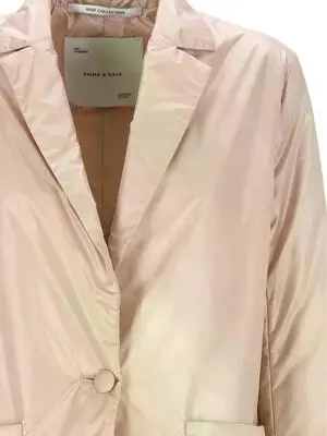 EMMA E GAIA Padded Notched-lapel Jacket