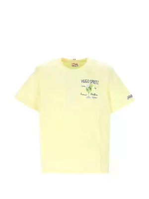 MC2 SAINT BARTH Portofino Graphic-print T-shirt - Yellow