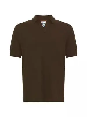 MC2 SAINT BARTH Sloan Short-sleeve Polo Shirt - Brown