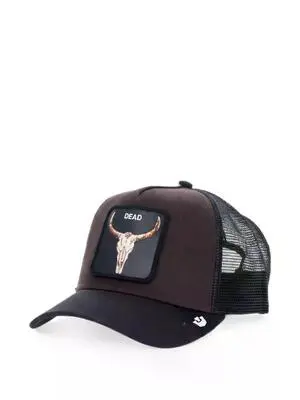 GOORIN BROS Mesh-panelled Logo-patch Cap - Brown