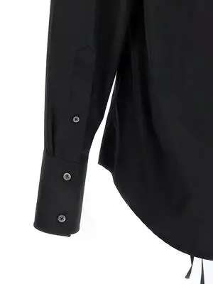 MAISON MARGIELA Four Stitches Raw-cut Cotton Shirt